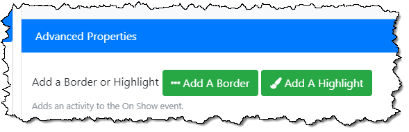 Working with borders and highlights – VisualSP Support